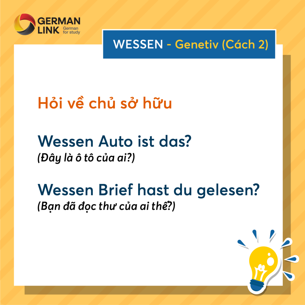 Phân biệt từ để hỏi wer, wen, wem, wessen - Germanlink